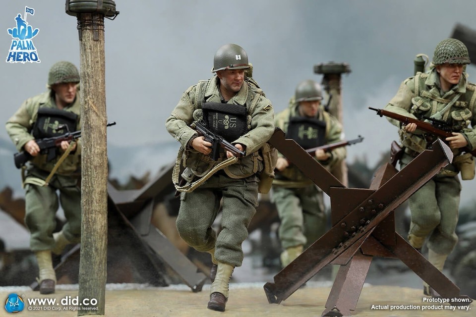 DID John Miller WWII US Ranger Captain 1/12 Action Figure Collection 6 ...