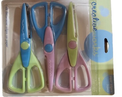 Paper-Edger, Scissors, Scrapbooking Creativeworks Scissors, 3-pack | eBay
