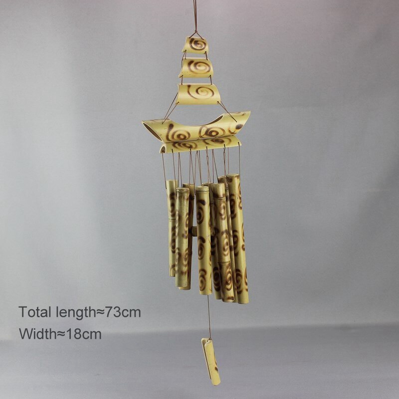 Handmade Bamboo Bell Natural Wind Chimes Yard Garden Balcony Windchime ...