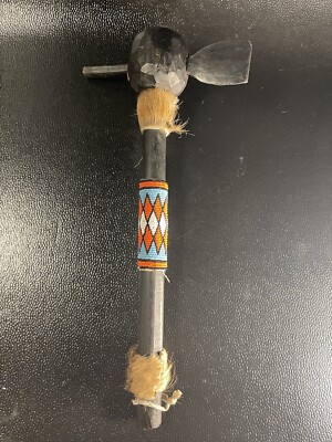 ANTIQUE AFRICAN TRIBAL TOMAHAWK HATCHET WAR HAMMER AXE CEREMONIAL REAL ...