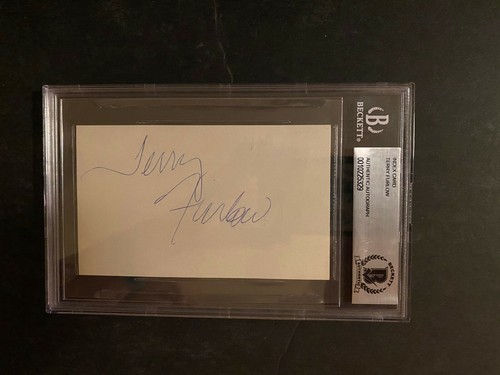 EXTREMELY RARE Terry Furlow Signed Index Card AUTOGRAPH D.1980 NBA ...