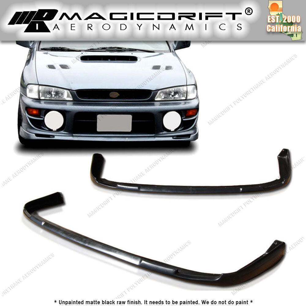For 97-01 Subaru Impreza WRX STI GC8 Urethane Front Bumper Chin Spoiler Lip