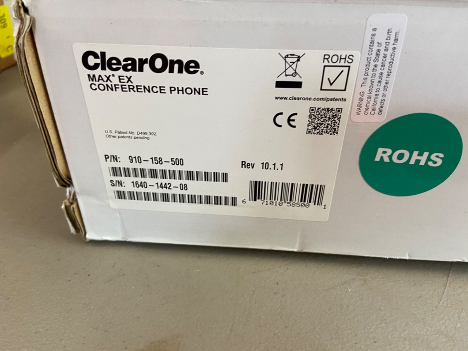 ClearOne Max EX Conference Phone (Open Box) G | eBay