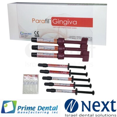 Dental Parafil composite gingiva gum shade kit LC pink tissue ...