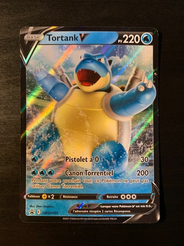 Carte Pokémon Tortank V SWSH101 Promo Epée & Bouclier FR NEUF | eBay