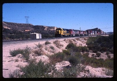 Railroad Slide - Santa Fe #7416 Locomotive 1990 Summit Freight Train ...