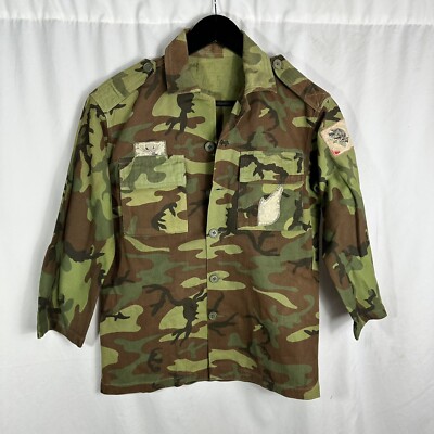 Vietnam War ARVN Erdl Camo Airborne Jacket Patched Original | eBay