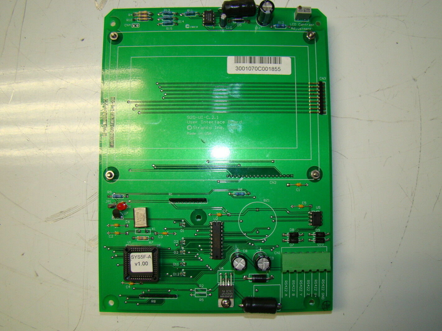 Stranco User Interface Board 920-UI-C.2.1 | eBay