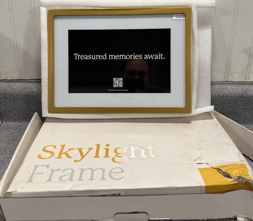 Skylight Frame 10" 100DF Gold Open box - No Power Cord | eBay