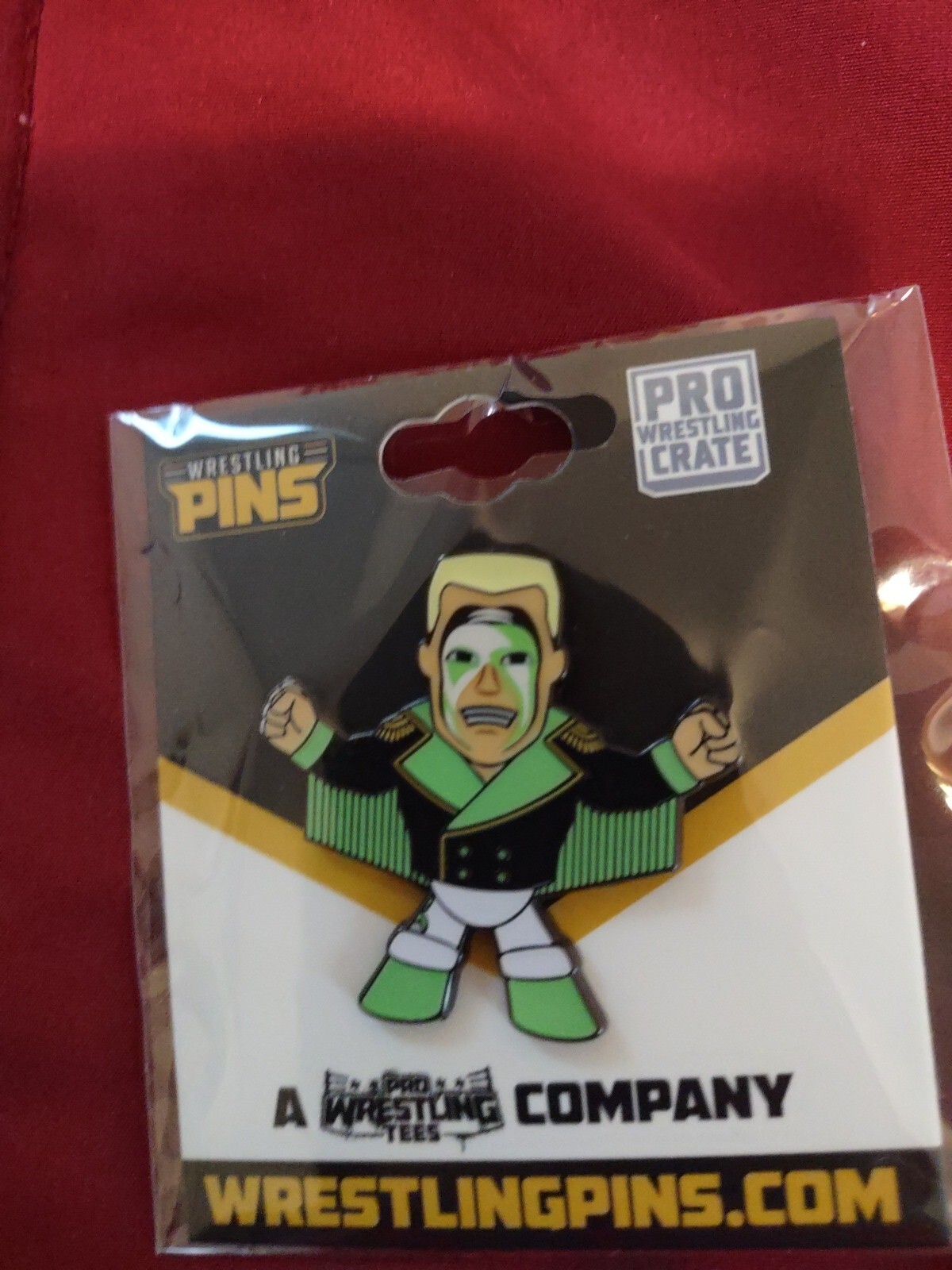 Pro Wrestling Crate Exclusive Retro Sting Micro Brawler Lapel Pin WCW ...