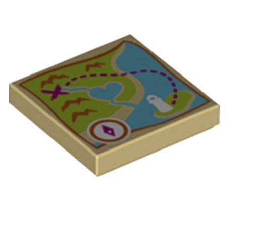 LEGO MAP SHOP ~ Desert City Nautical Treasure Smaug Jungle Orient 2x2 ...