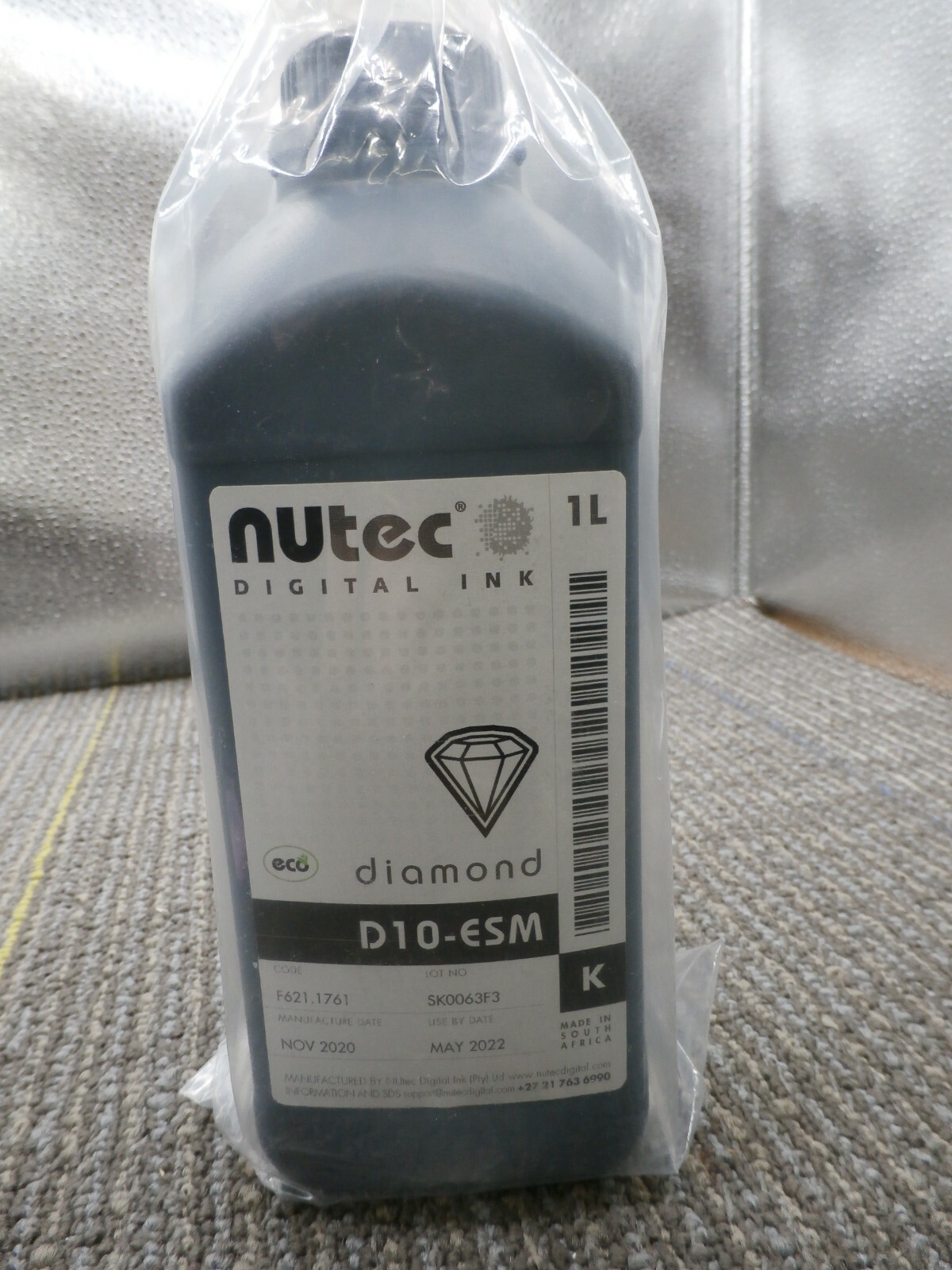 Nutec Diamond D10-ESM Black 1 Liter Bottle of ink New Exp 5-2022 | eBay