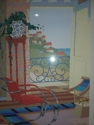 Huge Serigraph Unknown signature | eBay