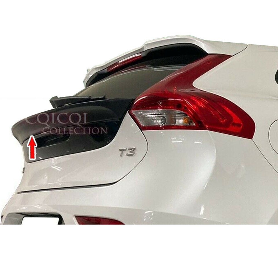 Painted Fit For Volvo V40 5DR Hatchback Rear Middle Trunk Spoiler T5 ...