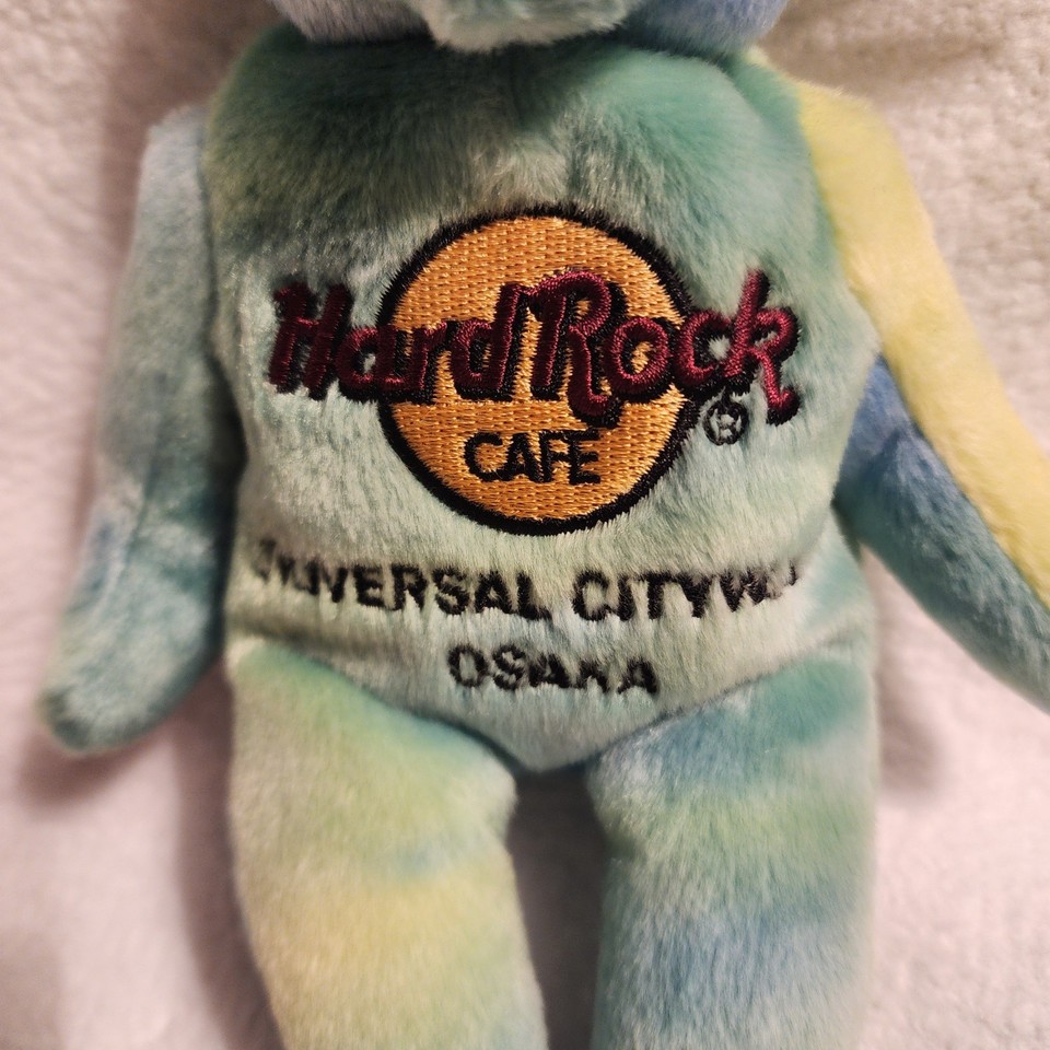 Hard Rock Cafe Collectible Bear Beanie Baby Universal City Walk Osaka ...
