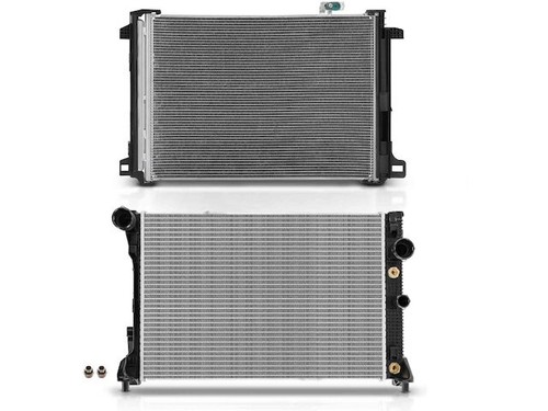 For 2008-2014 Mercedes C300 Radiator and A/C Condenser Kit APR ...