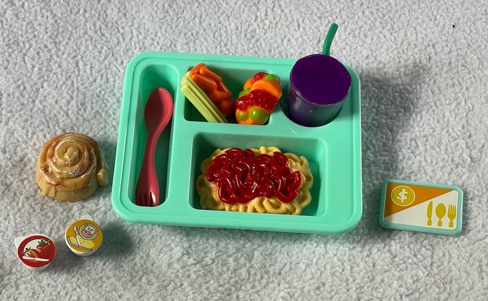 Our Generation Lunch Time Fun Time Food And Tray For 18” Doll American ...