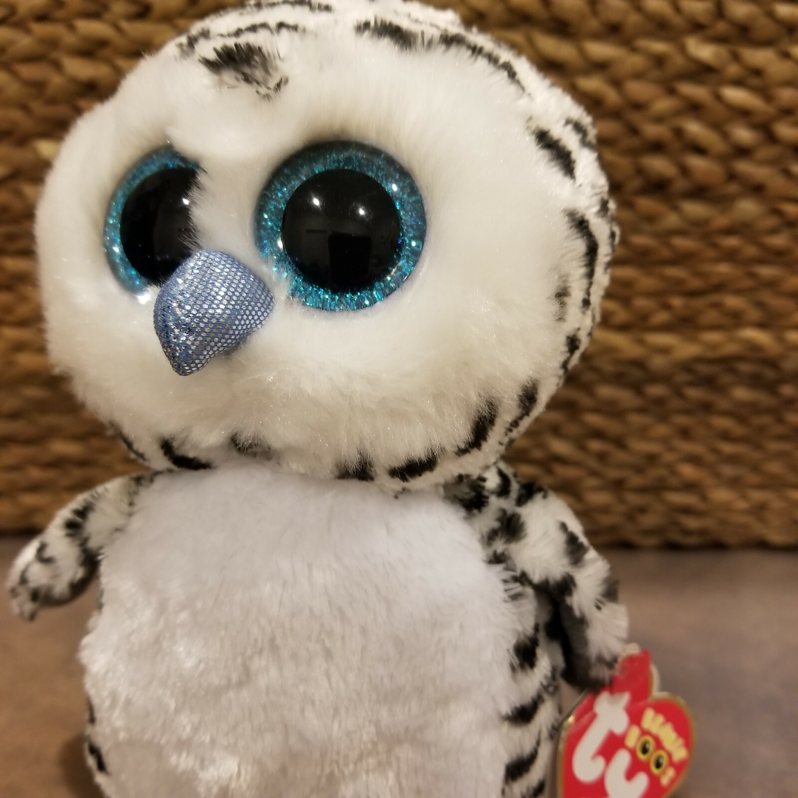 Ty Beanie Boo 'Lucy' the Owl 6" With Tags - Justice Exclusive Sparkle ...