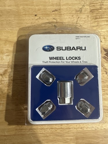 2009-2024 Subaru Alloy Wheel Lock Lug Nuts Set OEM B321SFL000 Genuine ...