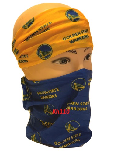 Golden State Warriors NBA Face Mask Bandana Balaclava Headwear Neck ...