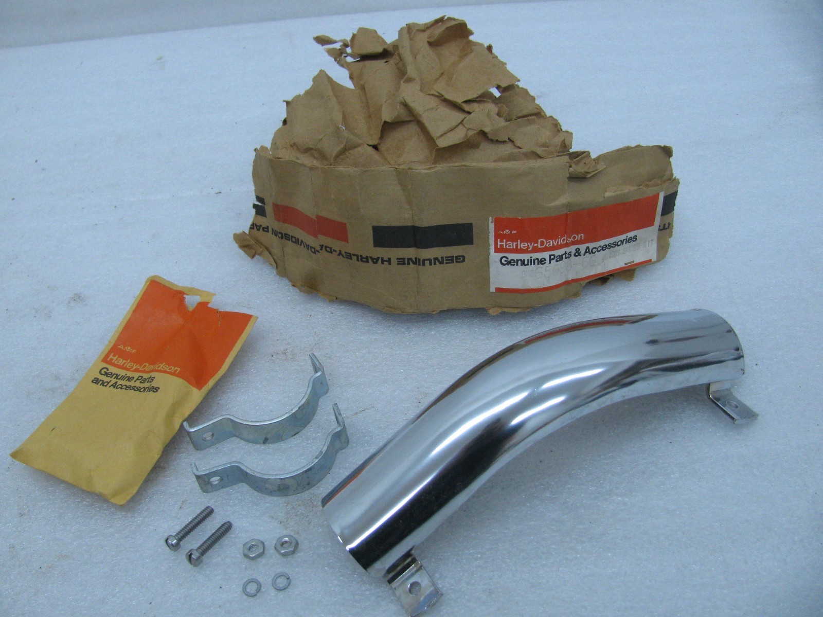 NOS Harley Davidson Exhaust Boot Guard Kit 65698-66 Sportster ...