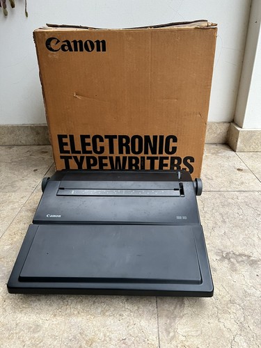 Vintage Canon ES10 Electronic Typewriter Excellent condition in Box | eBay