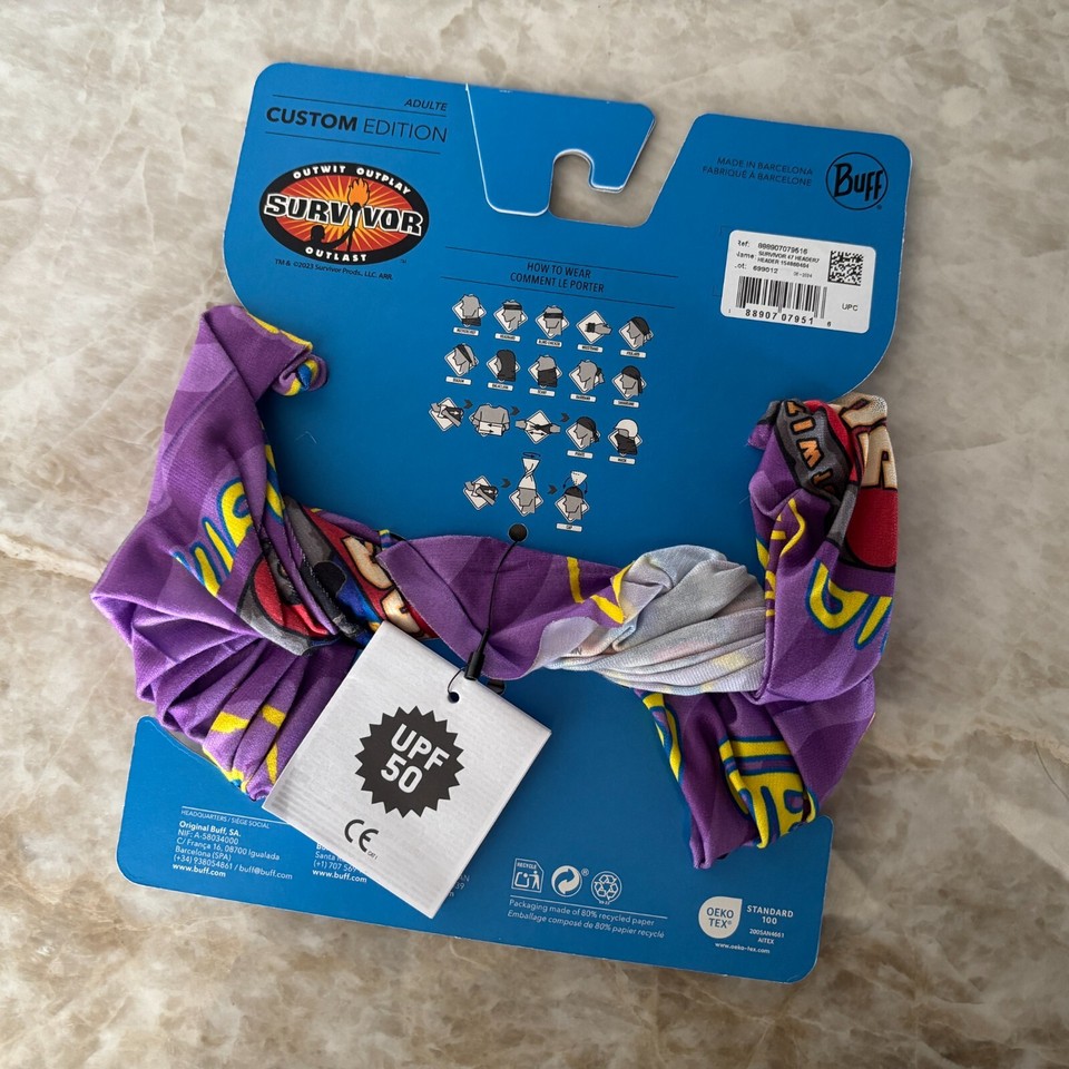 CBS Survivor Buff Season 47 Beka Merge Tribe Purple (NEW) | eBay