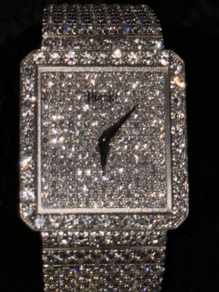 vintage polo piaget watch, entire watch covered in piaget white ...