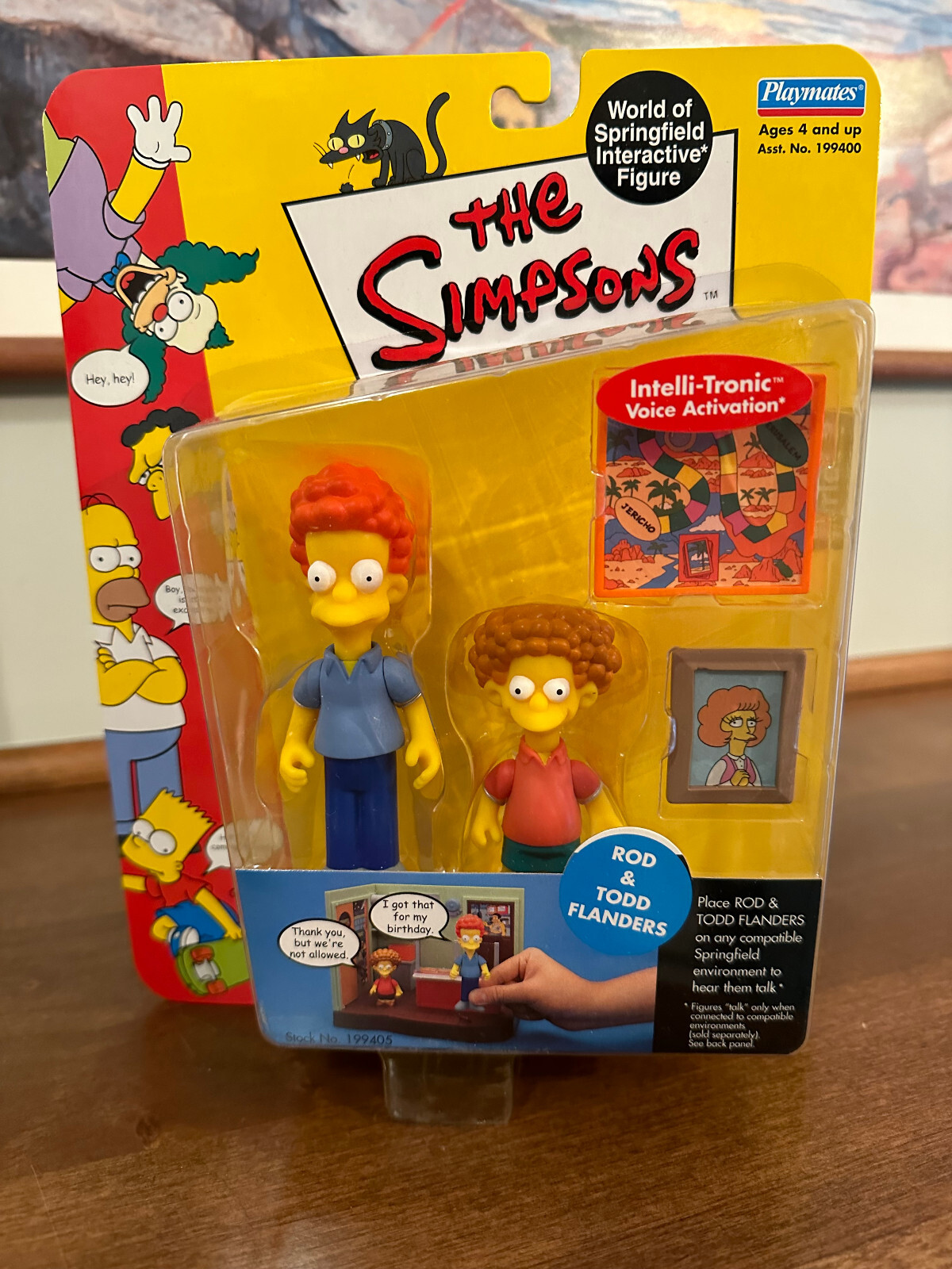 The Simpsons ROD and TOD FLANDERS Action Figure Playmates Toys NEW ...