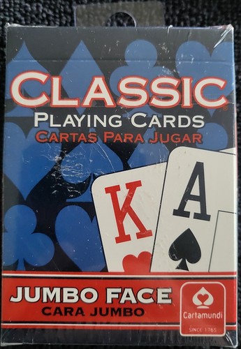 Classic Playing Cards Deck Jumbo Face Cartamundi | eBay