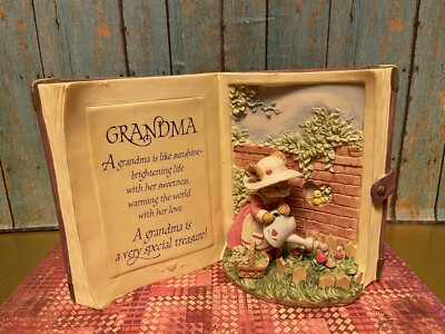 Tiny Talk Collection "A Garden Of Love" Carlton Cards Ceramic Book ...
