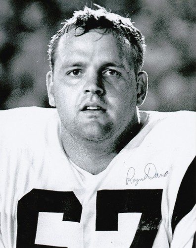 Chicago Bears 1963 Champion ROGER DAVIS autograph signed 8x10 Syracuse ...