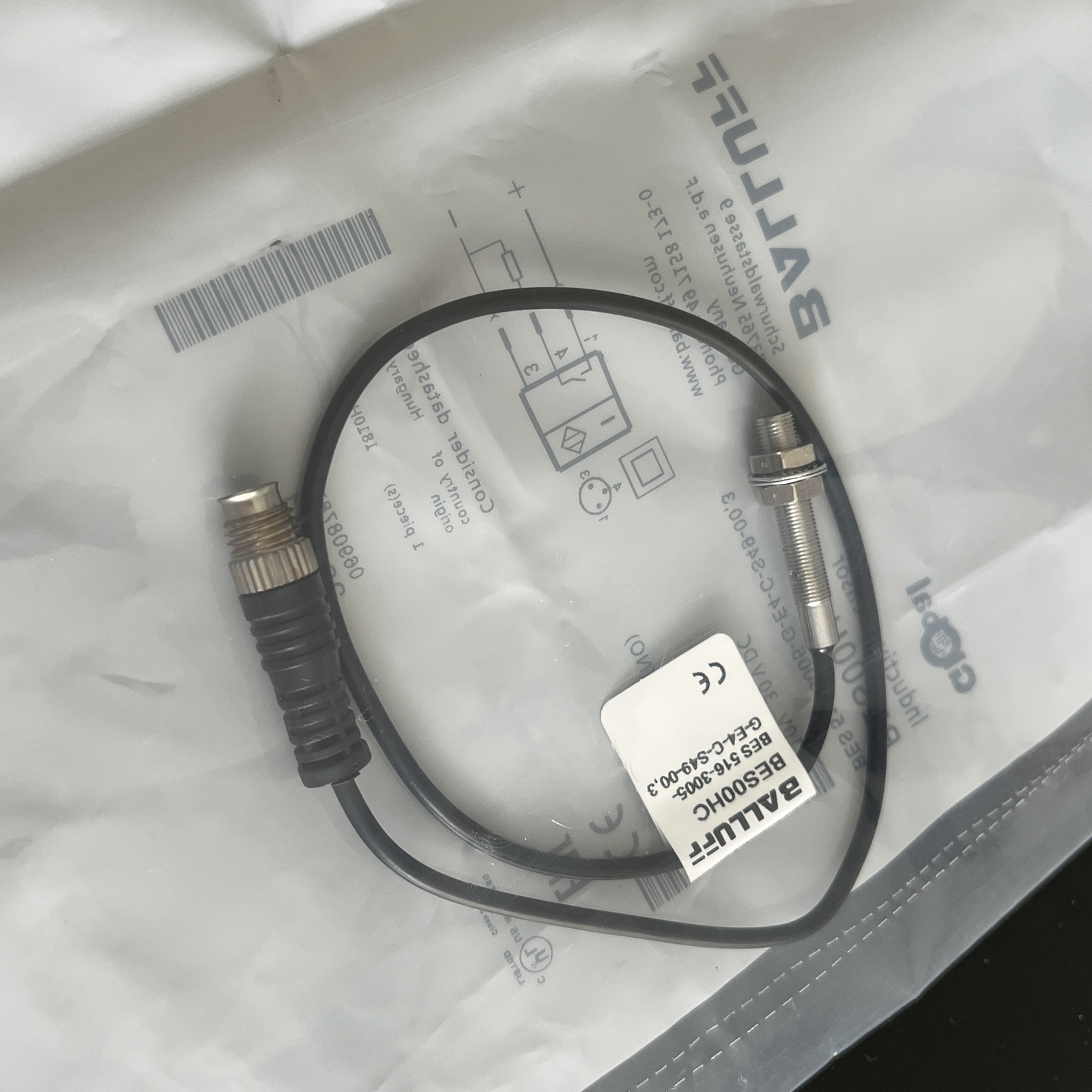 1pc Sensor For BALLUFF BES 516-3005-G-E4-C-S49-00.3 BES00HC 10-30VDC 1 ...