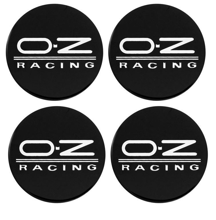 4pcs Oz Racing Black Rim Stickers Wheel Center Stickers Hub Stickers ...