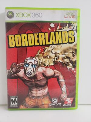Borderlands (Microsoft Xbox 360, 2009) game complete with disc, case ...