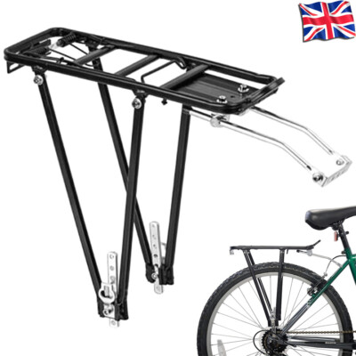 Rear Pannier Rack Alloy Bicycle Bikes Luggage Carrier Rear Mounted 3 ...