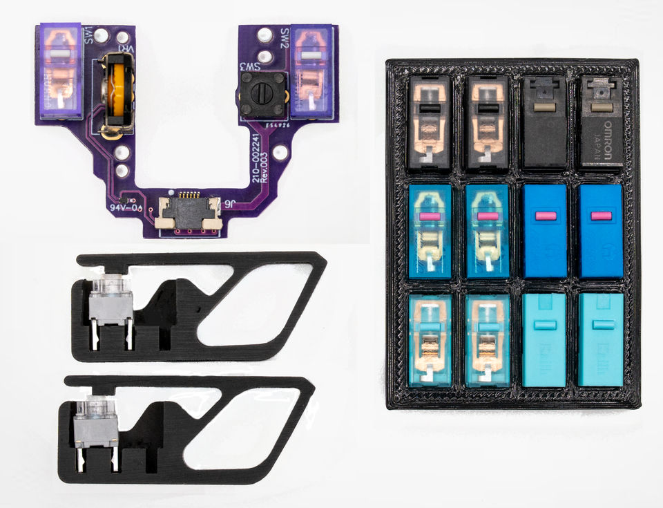 HotSwap PCB Logitech G Pro X Superlight 1 2 DEX Doppelklick Ersatzteil ...