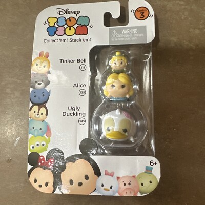 Disney Tsum Tsum Series 3 Stackable Figures Tinker Bell Alice Ugly ...