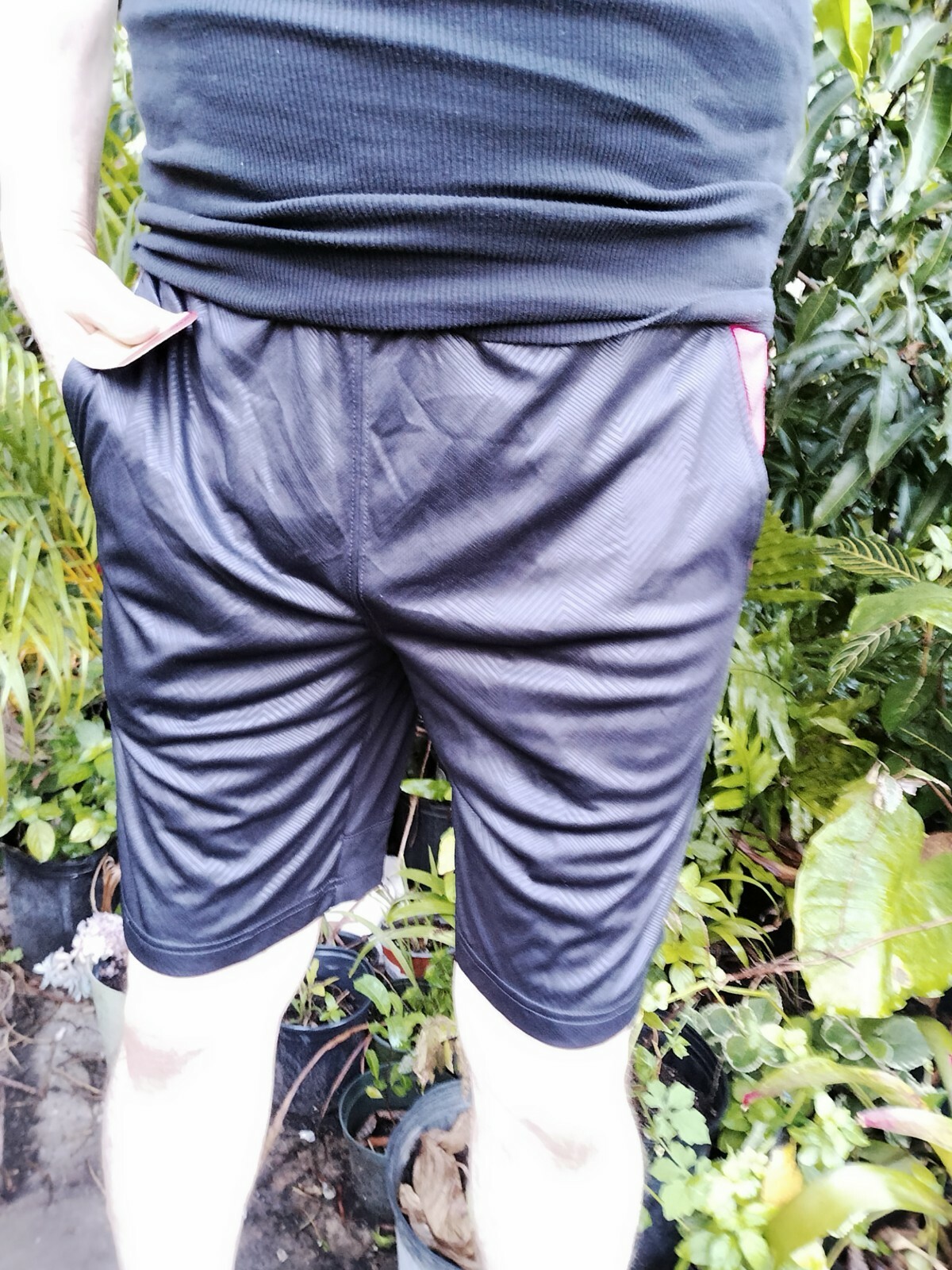 REEBOK SPORT FIREBALL Short MENS ATHLETIC SHORTS L Black Slim for sale ...