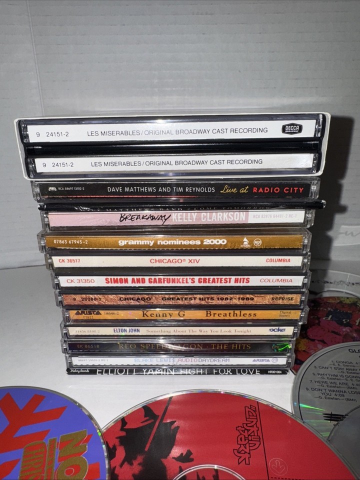 Lot Of 38 Assorted Pop Music CDs Various Artists (Chicago, Reo, Elton ...