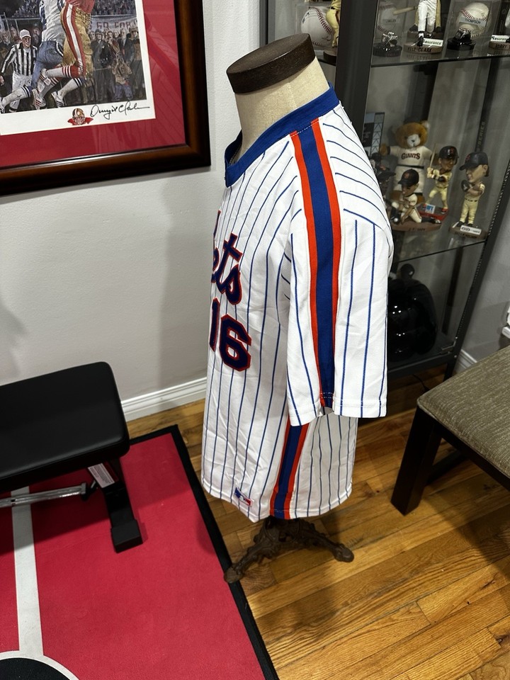 Vintage 80’s Sand knit New York Mets Dwight Doc Gooden #16 MLB Jersey ...