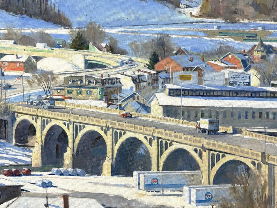 PAUL RICKERT 20th-21st c. American Philadelphia Artist PAINTING ...