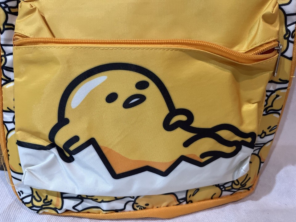 VERY RARE Gudetama Lazy Egg School Travel Big Backpack Full Size All ...
