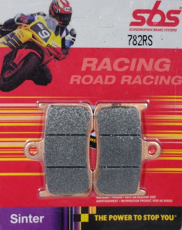 Front Brake Pads Racing SBS 782 Rs (Sintered) (1 Pair For 1 Disc | eBay ...