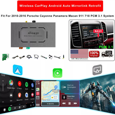 Wireless CarPlay Kit Fit for Porsche Cayenne/Macan/Panamera/911/Boxster ...