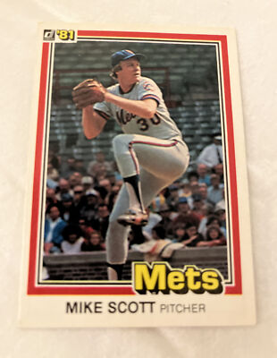 1981 DONRUSS MIKE SCOTT METS ASTROS #37 | eBay