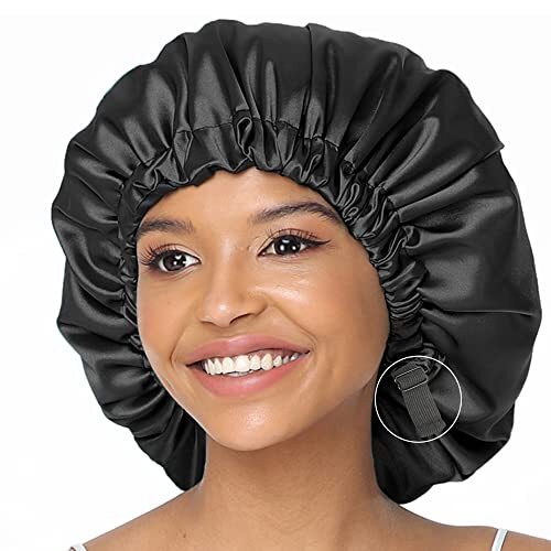 COMFYROLL Silk Satin Bonnet for Sleeping and Hair Protection ...