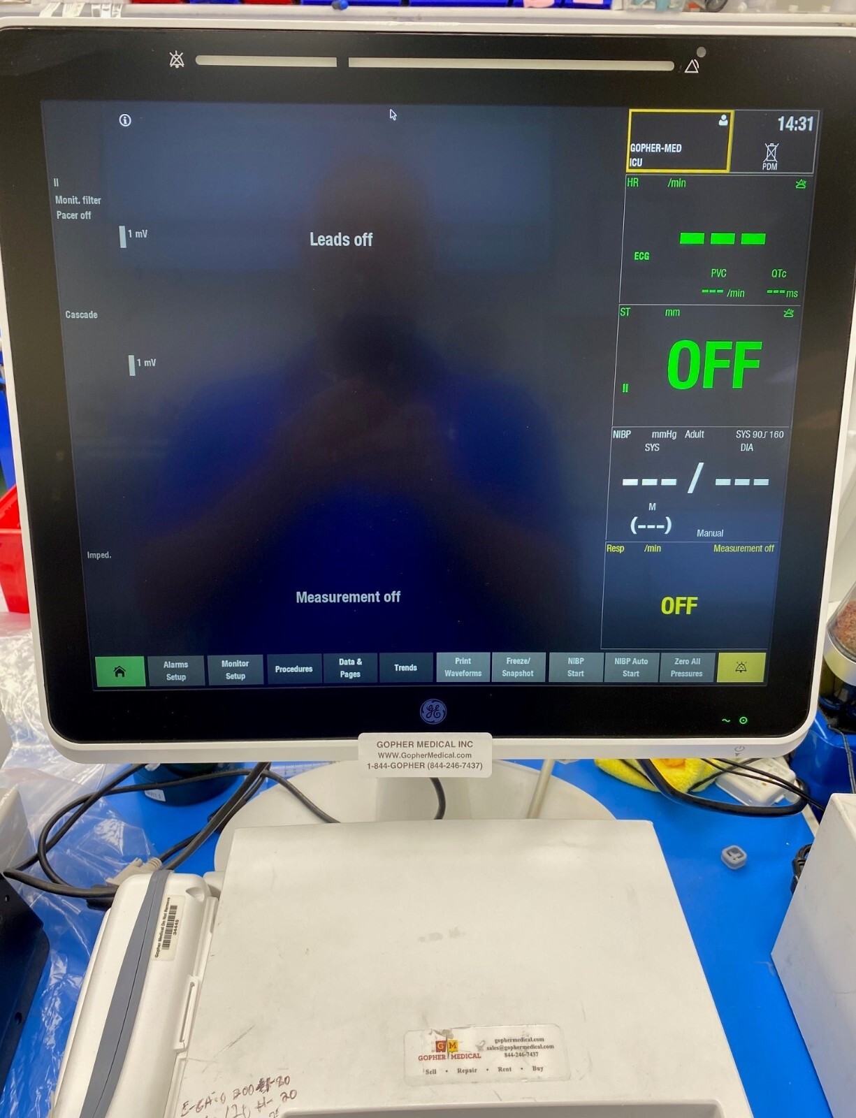 GE CareScape Canvas 1000 Patient Monitor Loaded 2023 year | eBay