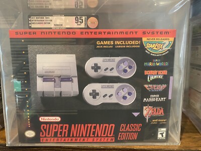 Super Nintendo Classic Edition VGA 95 Gold Gem Mint SNES Wata CGC | eBay