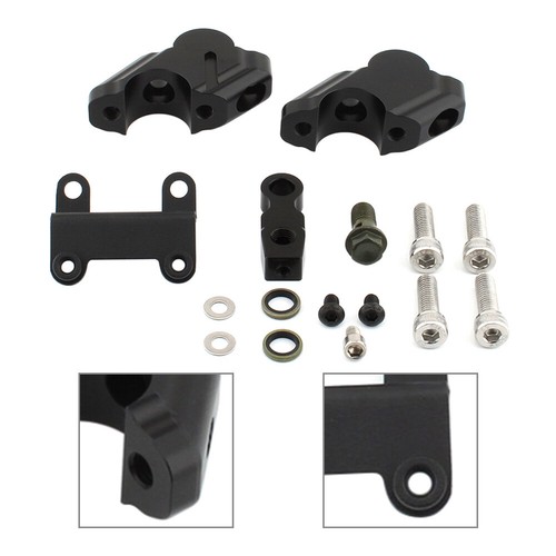 Handlebar Riser W/ Brakehose Extension Speedometer Relocation For ...